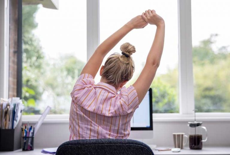 Simple desk stretches for back, neck and shoulder pain | My Vanderbilt ...
